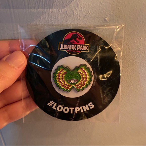 Loot Crate | Jewelry | Jurassic Park Enamel Pin | Poshmark